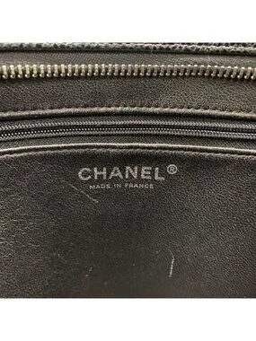 CHANEL | Bags | Chanel Tote Reissue Caviar Leather Black Silver | Poshmark